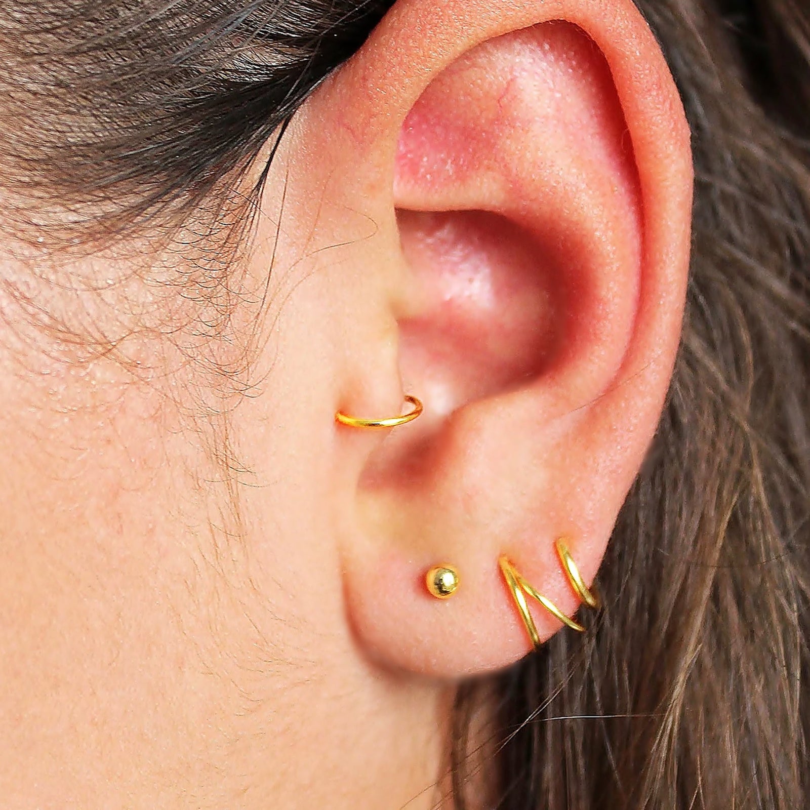 Fake Ear Piercings | Conch, Tragus Helix & Ear Cuff Jewellery