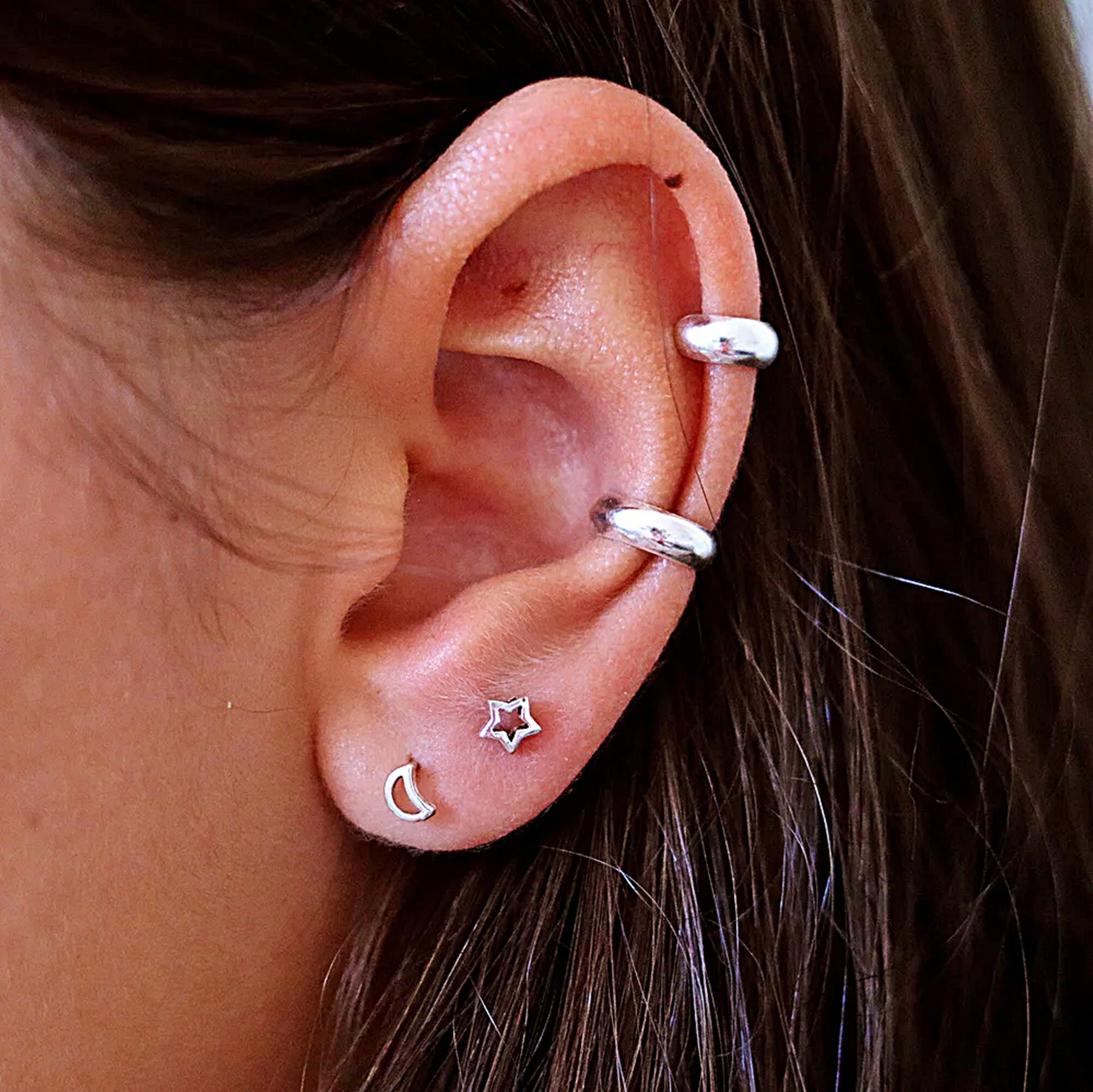 Fake Ear Piercings | Conch, Tragus Helix & Ear Cuff Jewellery