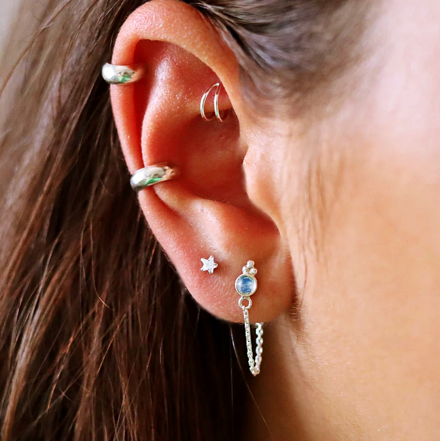 Fake Ear Piercings | Conch, Tragus Helix & Ear Cuff Jewellery